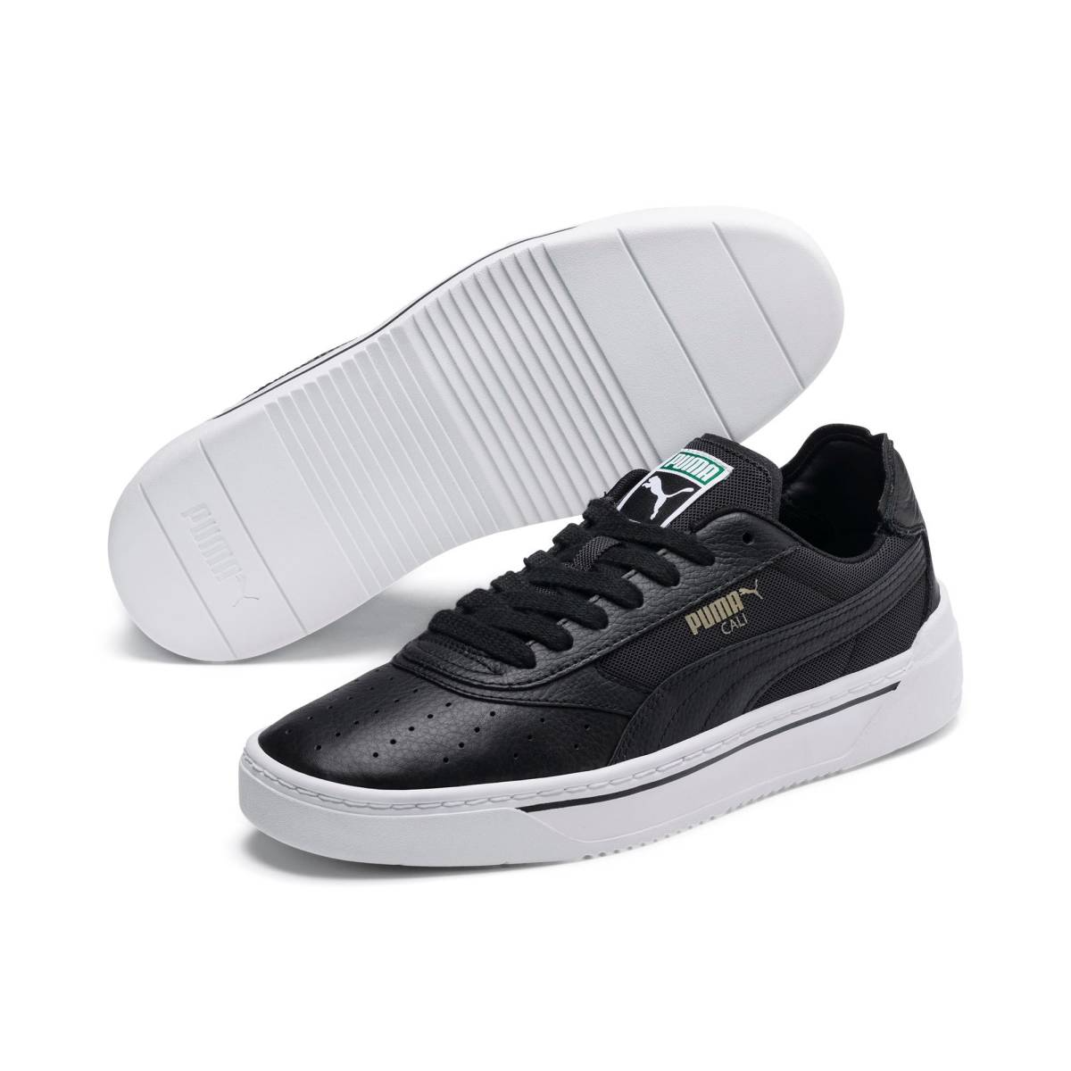 Giày Puma Cali 'Black Green' 369337-01 - Authentic-Shoes