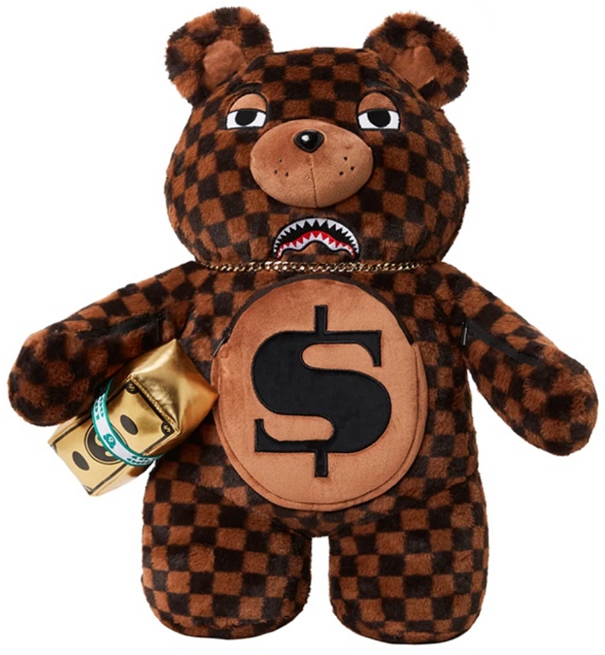 Balo Sprayground Dollar Plush Doll 'Brown' W0917004