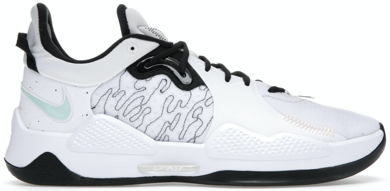 Giày Nike PG 5 'White Black' CW3143-100 Authentic-Shoes