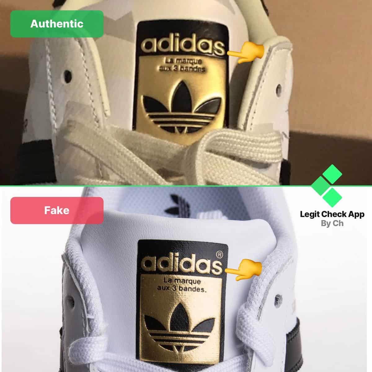 Legit Check: Hướng dẫn 8 cách phân biệt Adidas Superstar Real và Fake ...
