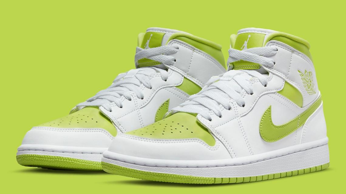 Những hình ảnh chính thức của phiên bản Air Jordan 1 “White Lime ...