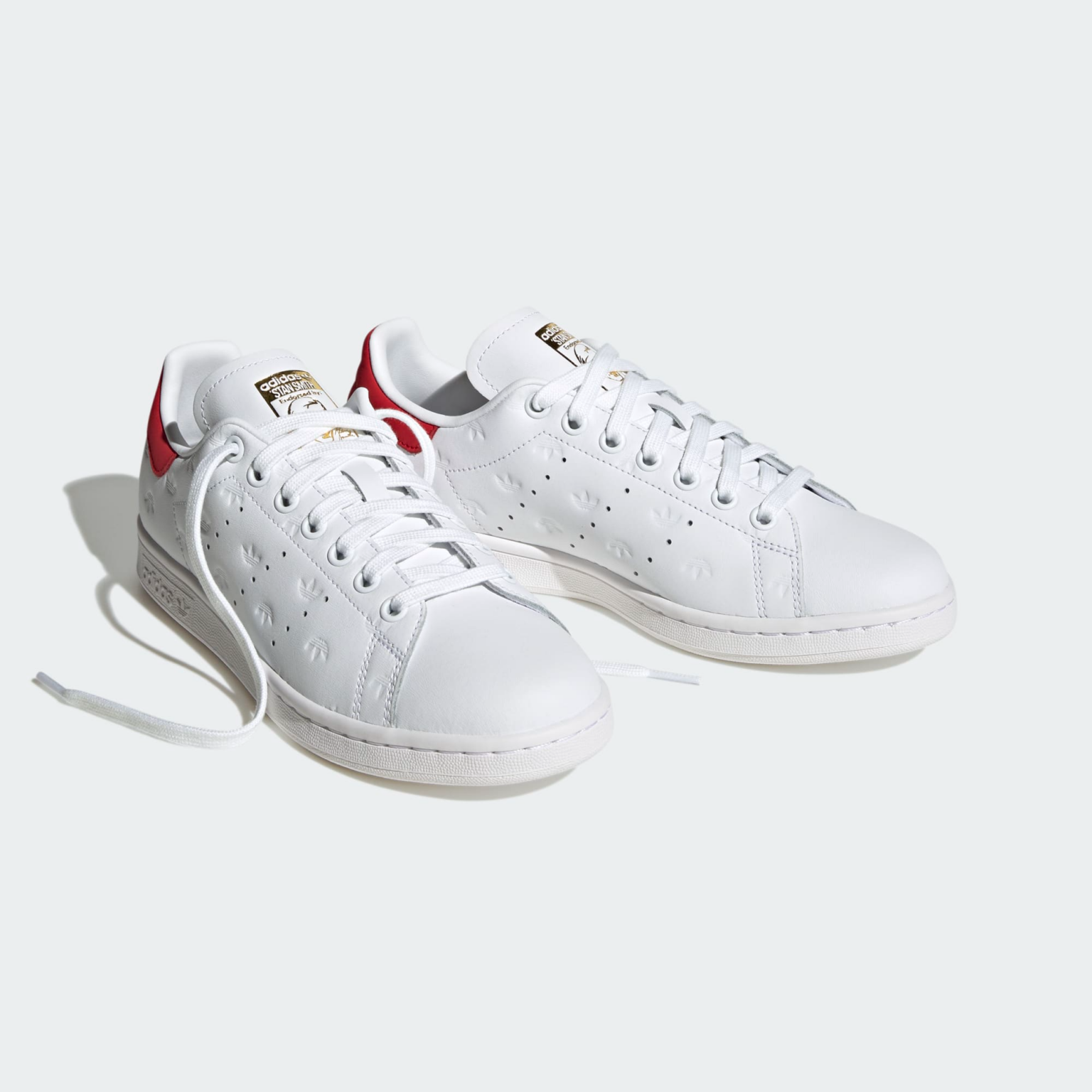 Giày Adidas Stan Smith 'White Scarlet' FZ6370 - Authentic-Shoes