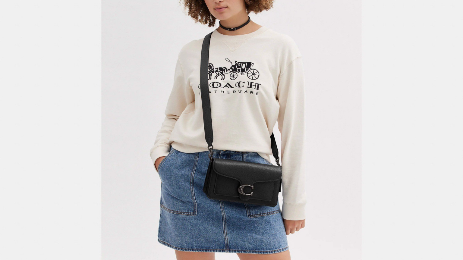 Túi Coach Tabby Shoulder Bag 26 'Black' CH857-V5BLK - Authentic-Shoes