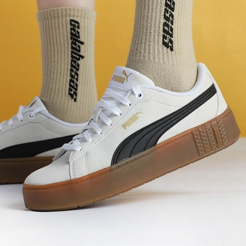 Giày Puma Smash Platform V2 SD 'White Black Gum' 373037‑07 Authentic-Shoes