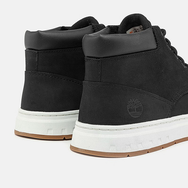 Giày Timberland Leather Mid‑Top 'Black' A5PSGW Authentic-Shoes