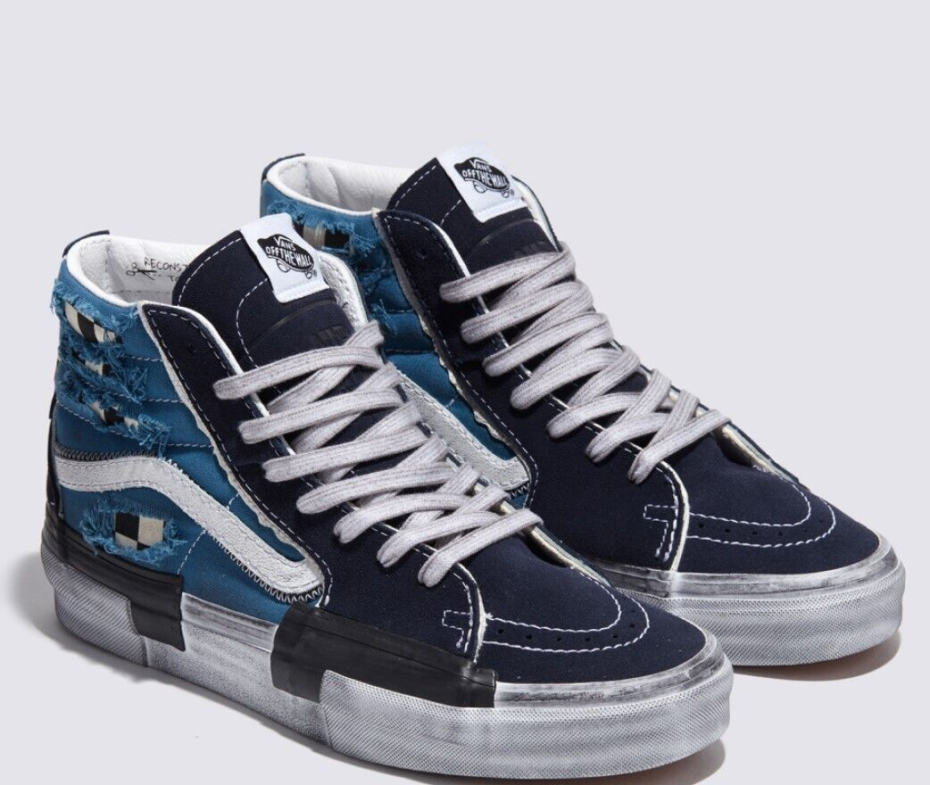 Giày Vans SK8‑HI Reconstruct 'Blue Black' VN0005UKNGJ Authentic-Shoes