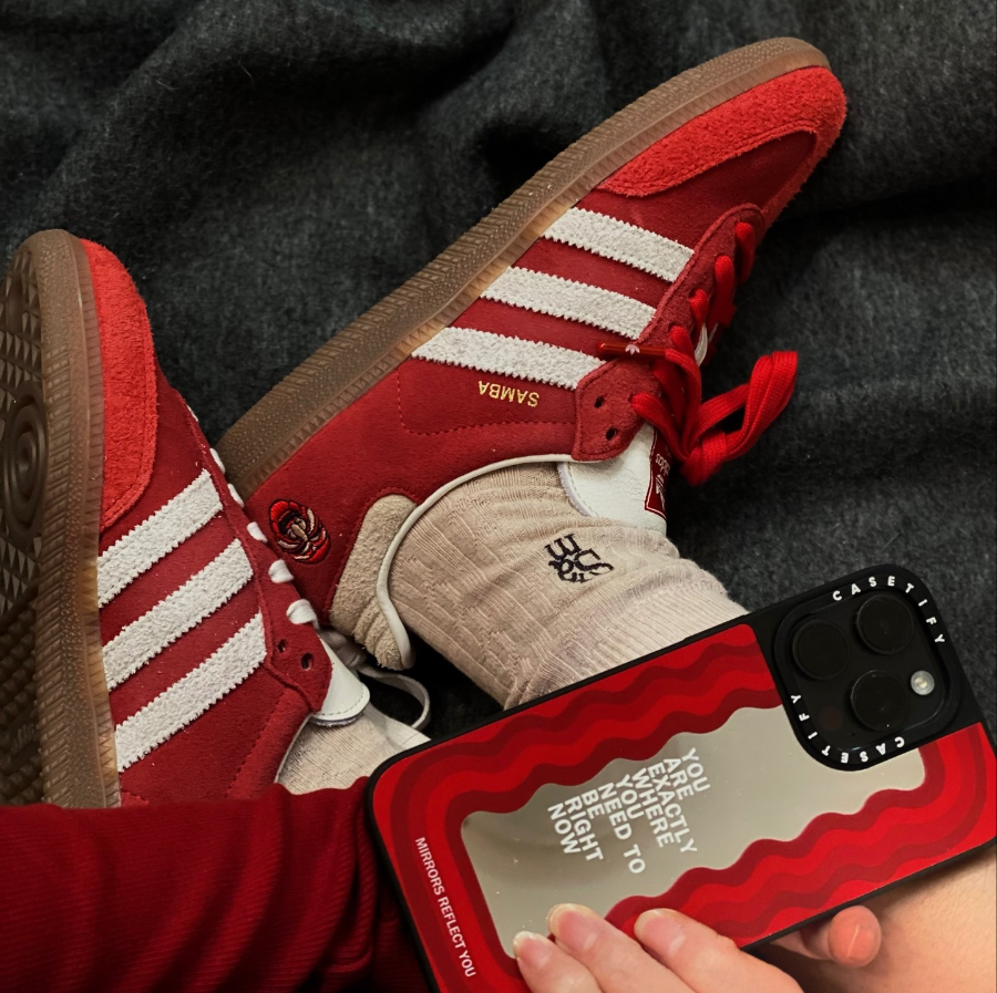 Giày Adidas Samba OG 'Talchum Pack ‑ Scarlet' IG8905 - Authentic-Shoes