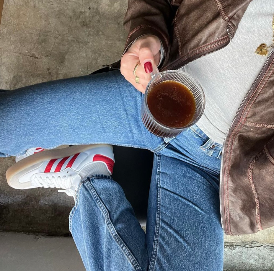 Giày Adidas Sambae ‘White Better Scarlet Gum’ ID0438 - Authentic-Shoes