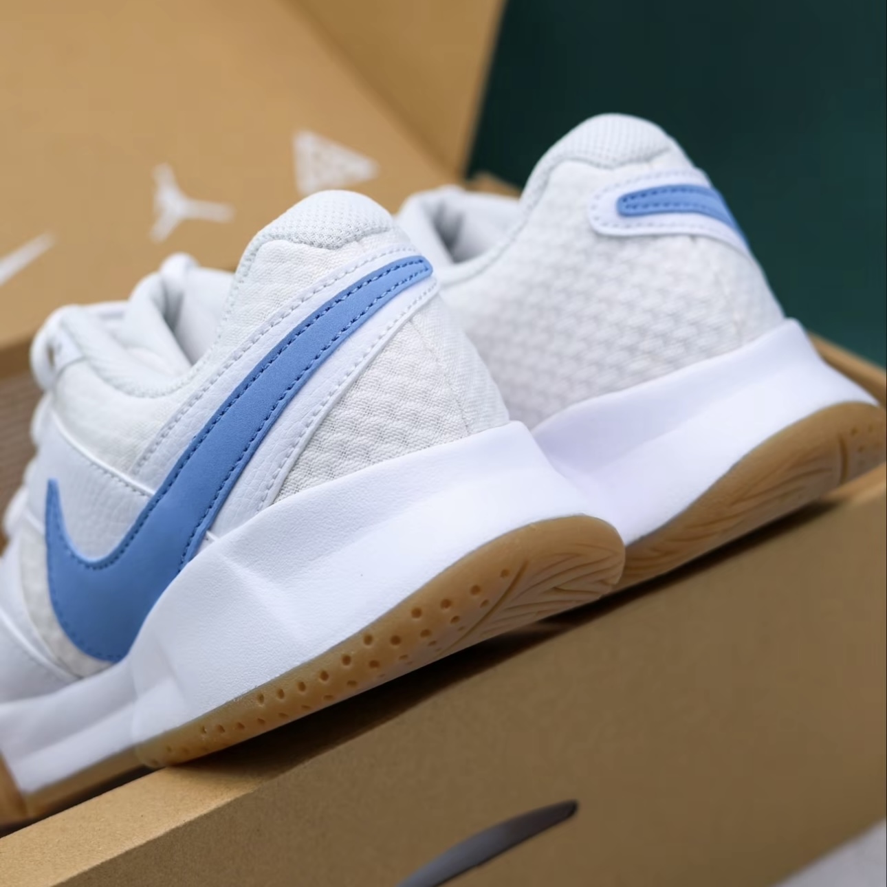 Giày Nike Court Lite 4 'White Light Blue Gum' FD6575-106 Authentic-Shoes