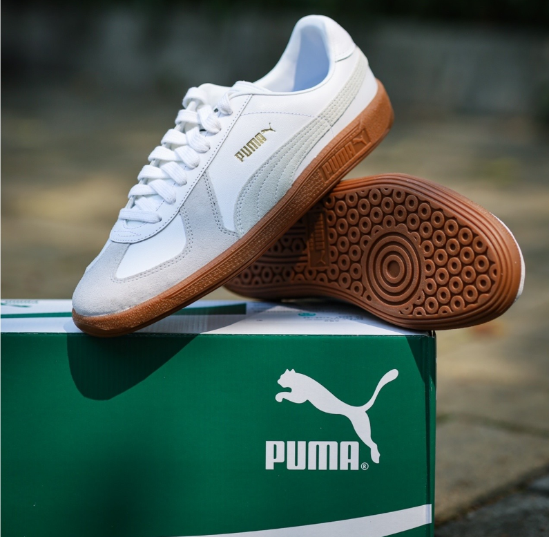 Giày Puma Army Trainer Low 'White Grey' 386607‑05 Authentic-Shoes