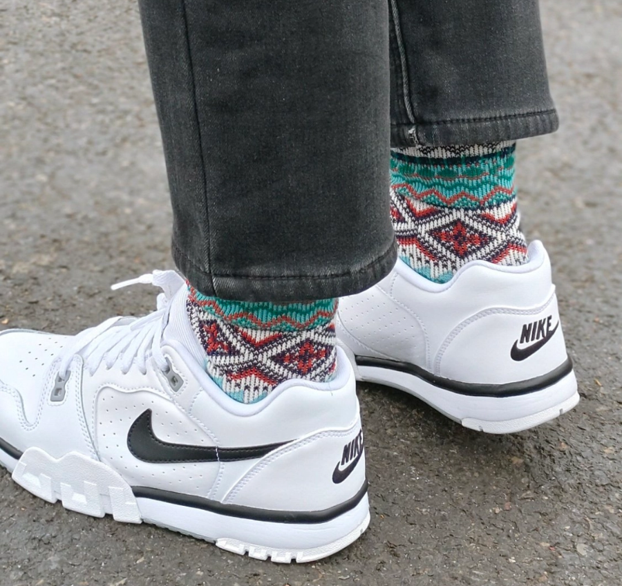 Giày Nike Air Cross Trainer Low 'White Black' CQ9182‑106 Authentic-Shoes