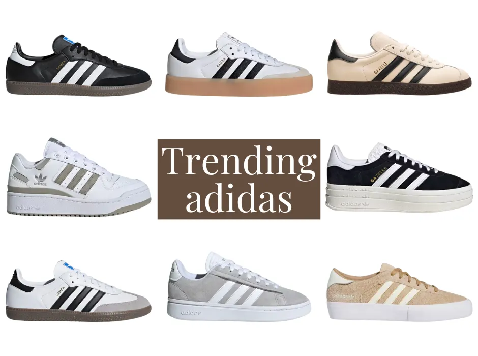 Những mẫu giày adidas tạo nên trend nhất từ đầu 2024 đến nay