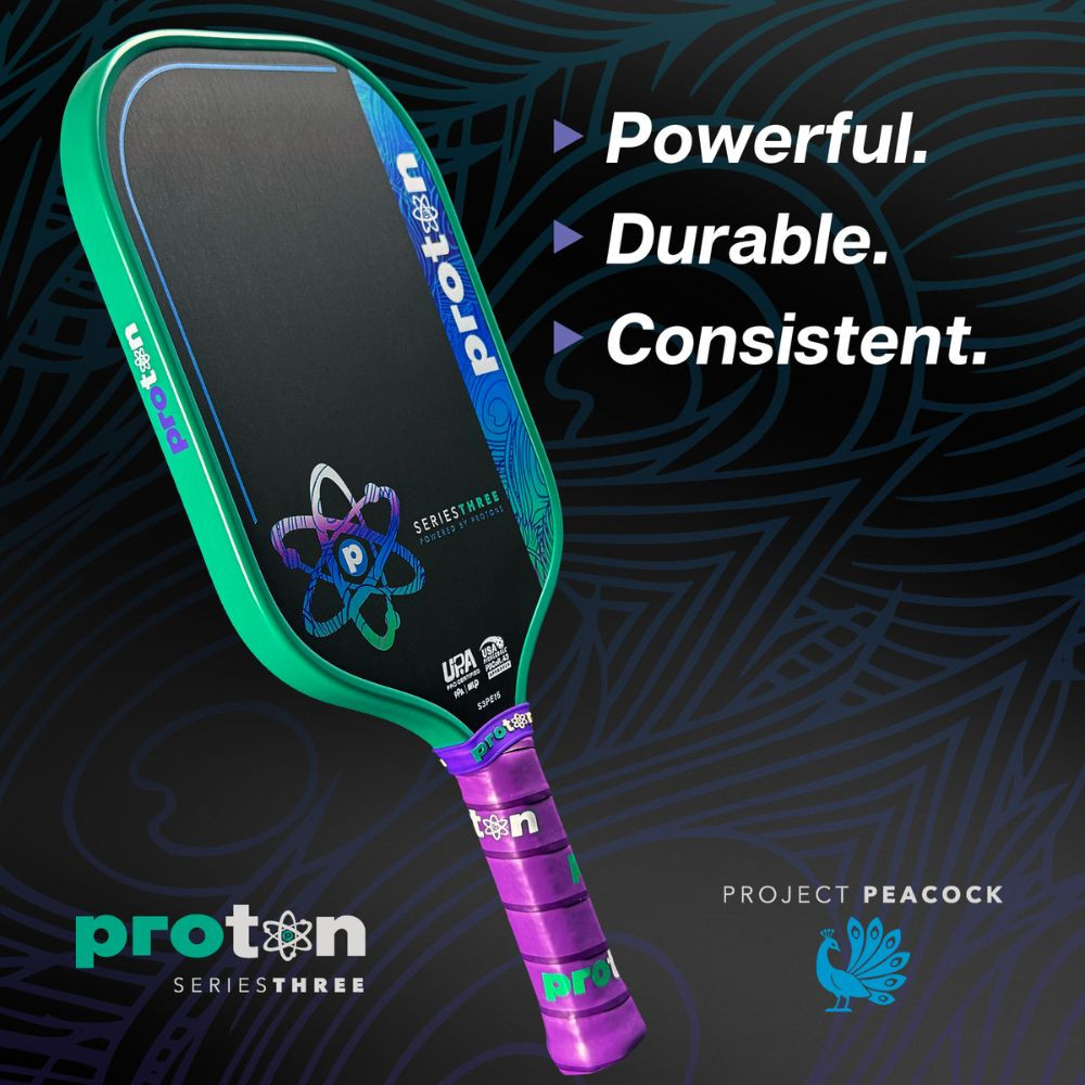 Review Vợt Proton 3 Peacock 15mm - Authentic-Shoes