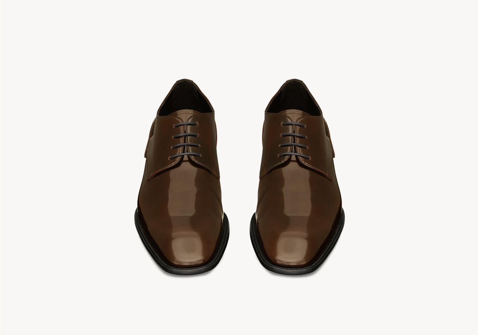 Giày Saint Laurent Stanton Derbies ‘Brown’ 860499AAF2Y2504 Authentic-Shoes
